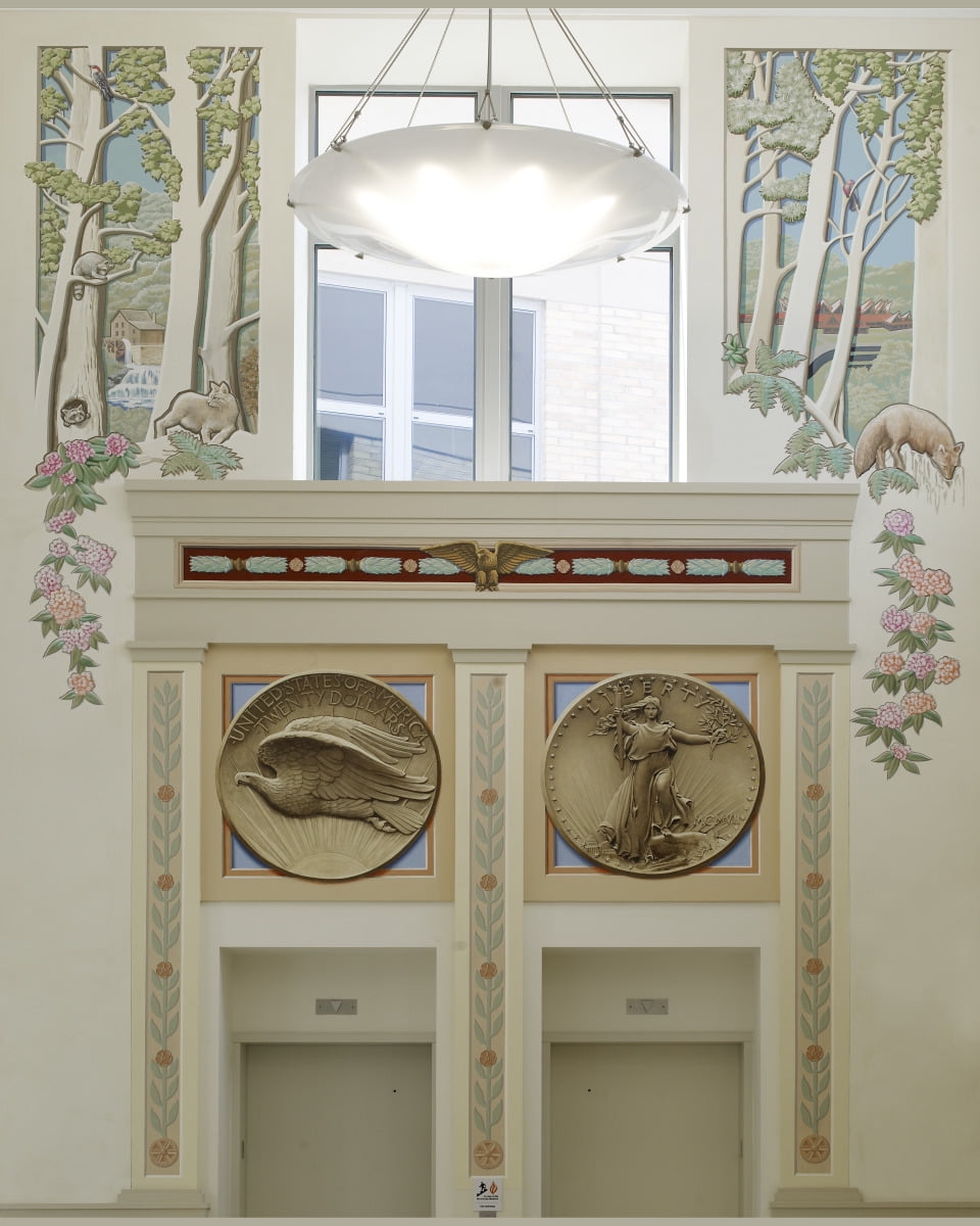 Print: Painting Justice In West Virginia Interior Civic Lobby, U.S ...
