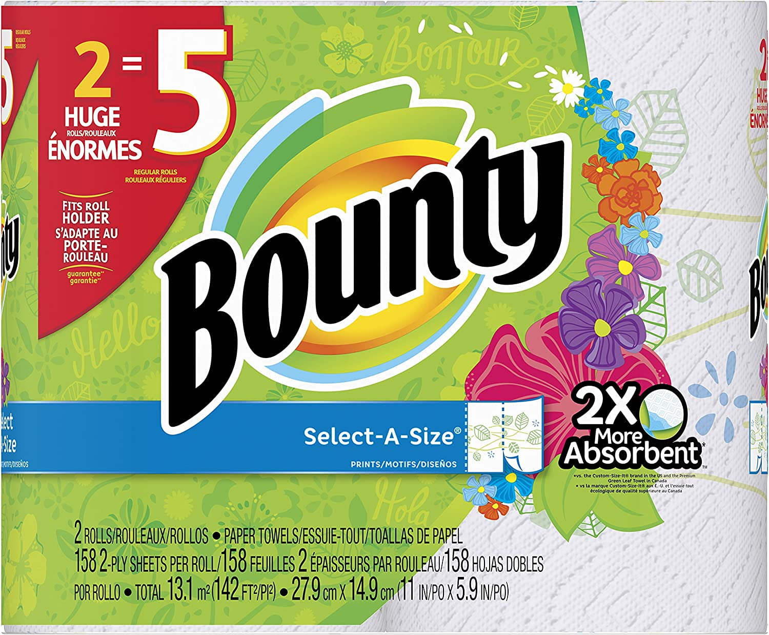 Print Paper Towels, 2 Count - Walmart.com