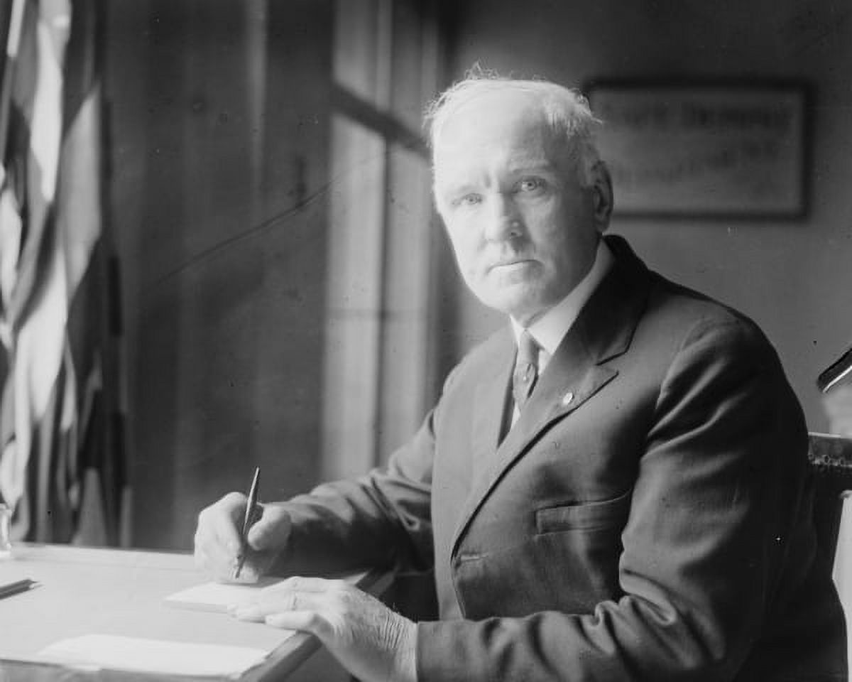 Print: Pat Crowe At Desk - Walmart.com