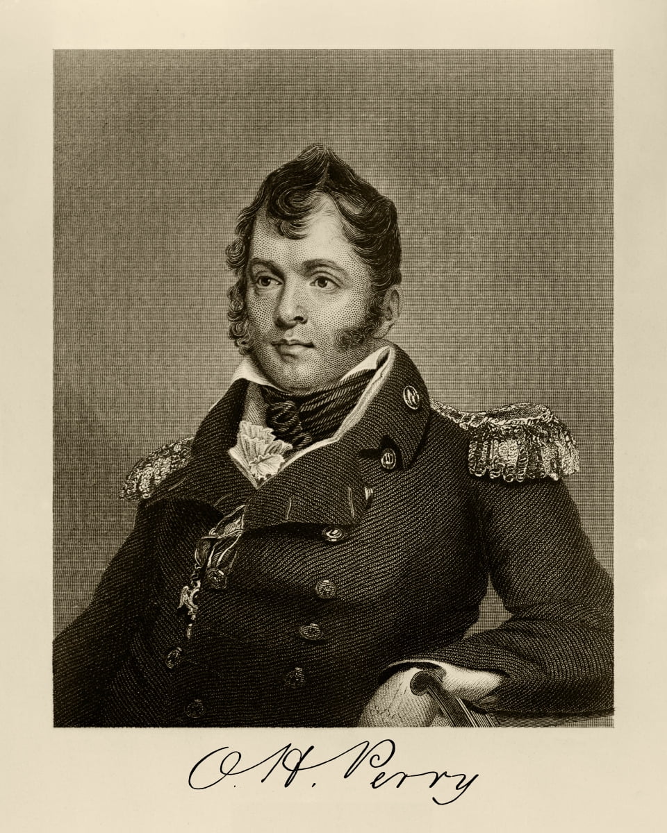Print: Perry, Oliver Hazard. Commodore, U.S.N. Engraved Portrait, 1917 ...
