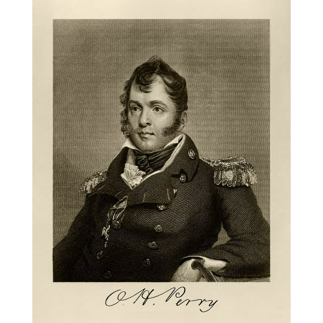 Print: Perry, Oliver Hazard. Commodore, U.S.N. Engraved Portrait, 1917 ...