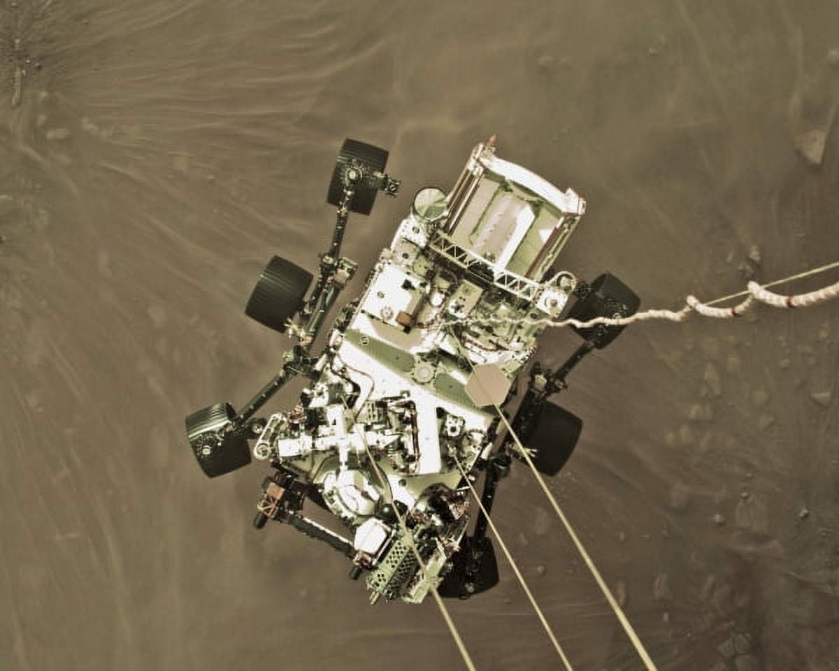 Print: Perseverance Rover Lands on Mars, 2021 - Walmart.com