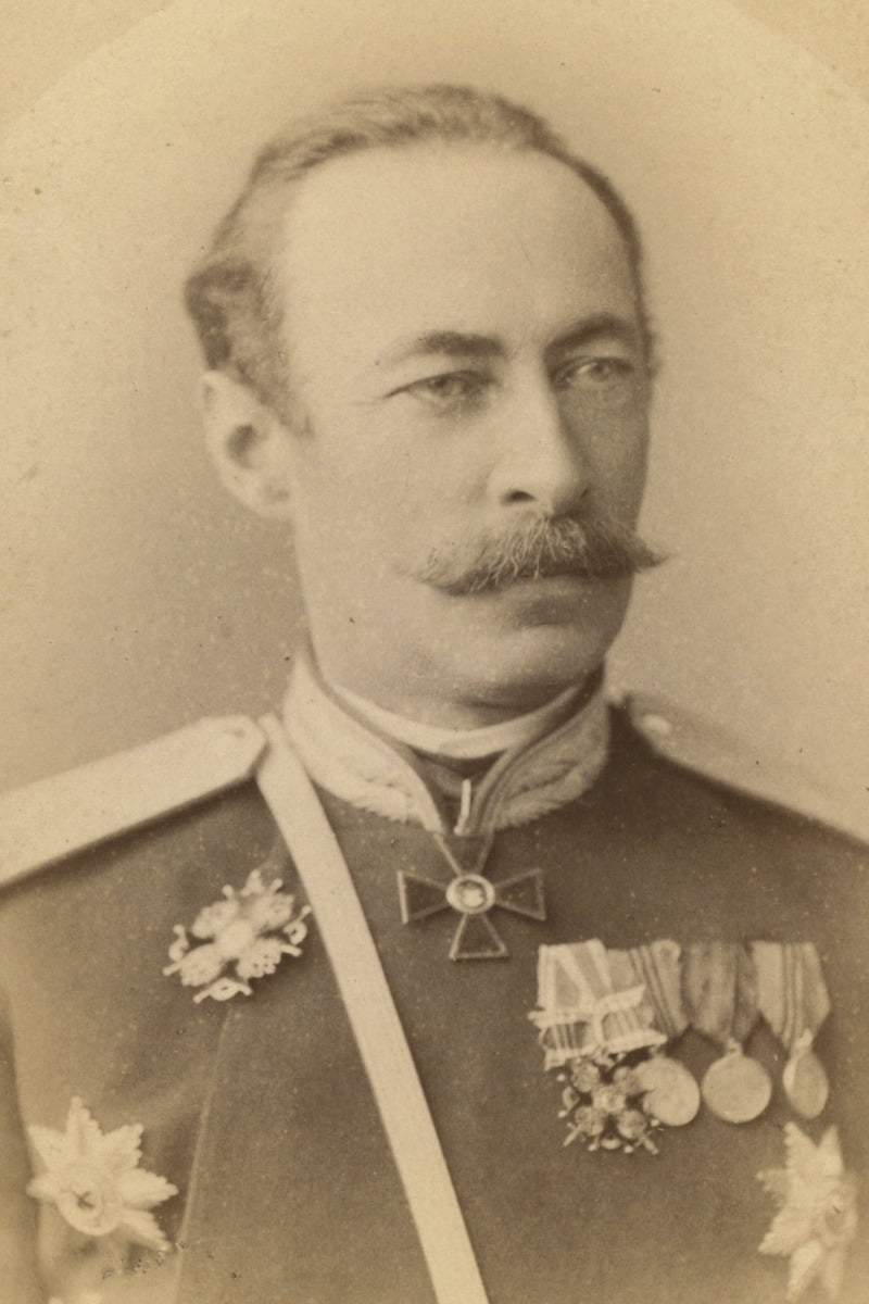 Print: Petr Apollonovich Gresser, Half-Length Portrait, Facing Slightly ...