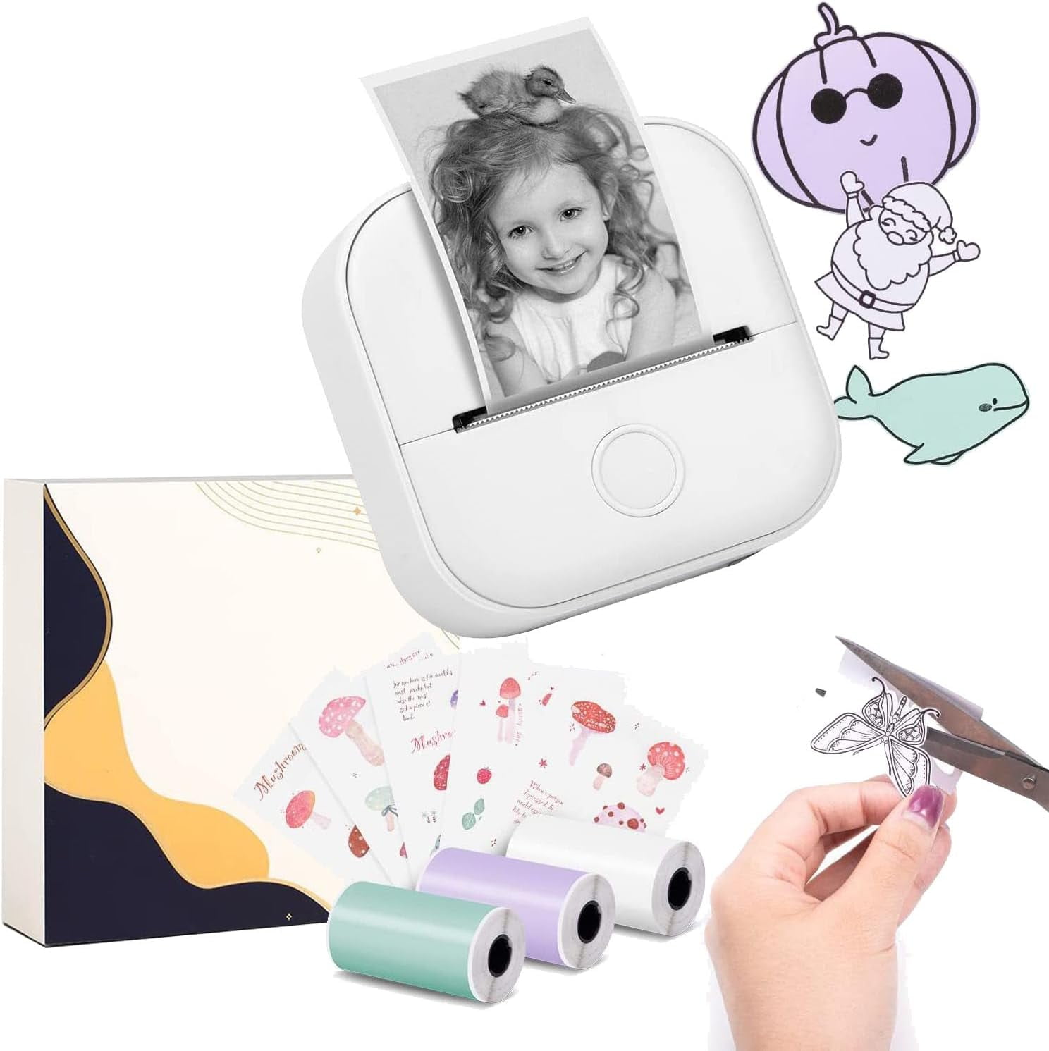 Print Pod, Print Pods Mini Printer,Printpod - Mini Pocket Printer,Fast Printing Portable Mini ...
