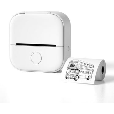 Mini Printer,Portable Pocket Printer,Bluetooth Wireless Smart Thermal ...