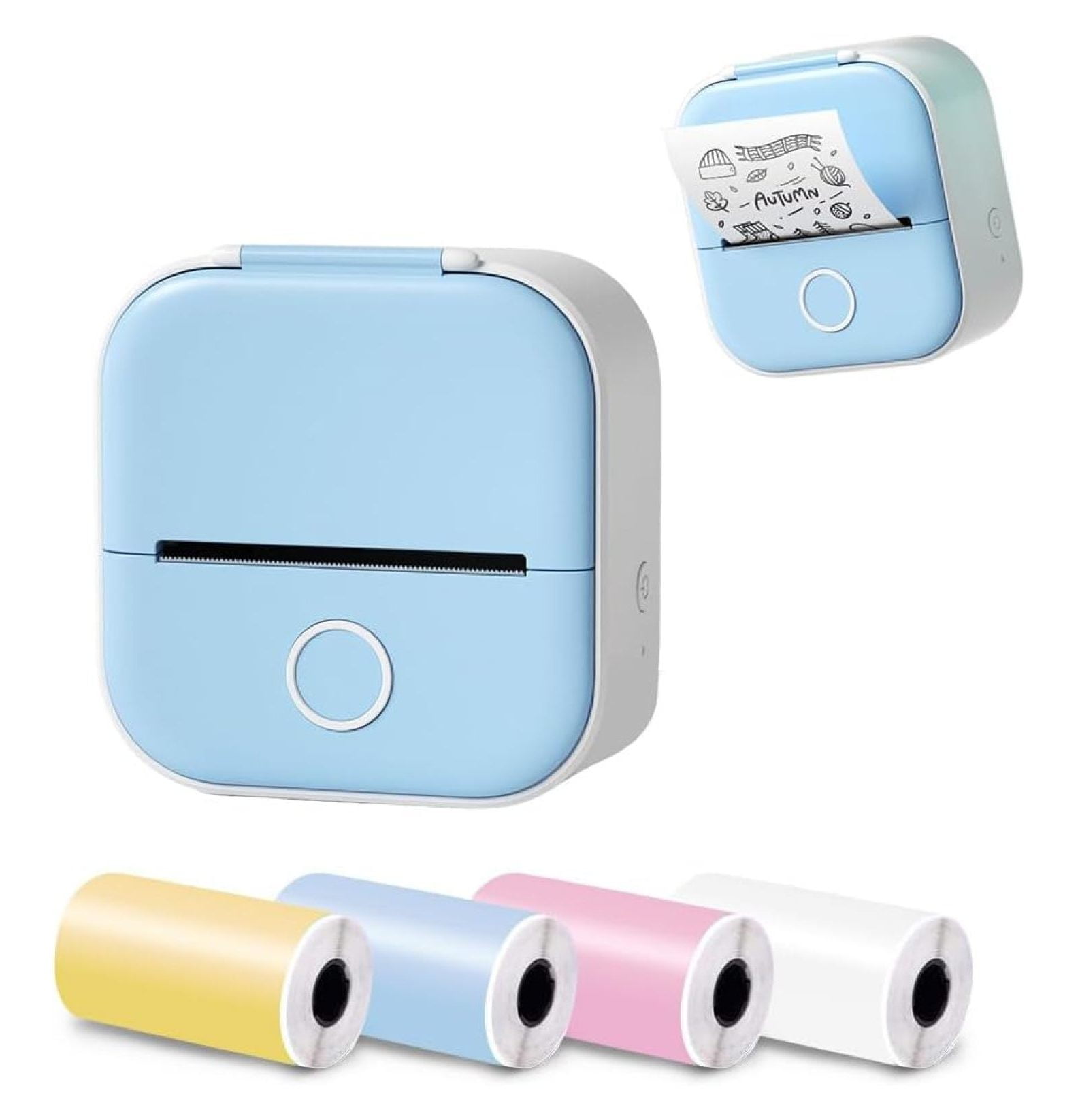 Print Pod Sticker Printer, Upgrade Mini Pocket Printer, Inkless Sticker ...