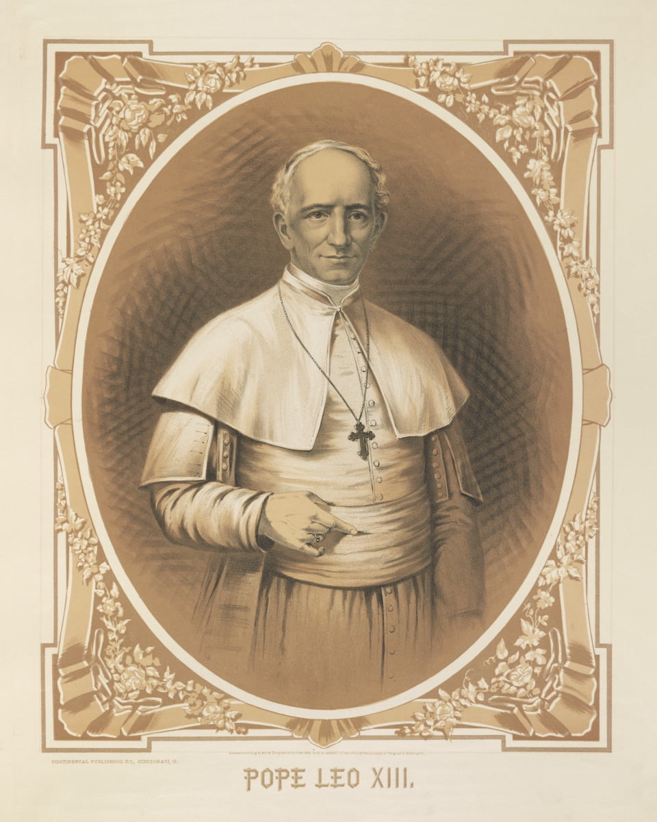 Print: Pope Leo XIII, 1878 - Walmart.com