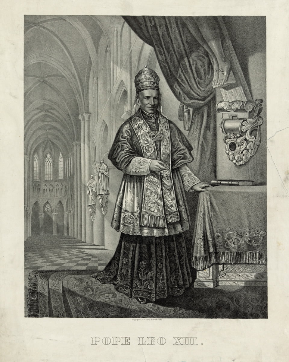 Print: Pope Leo XIII, 1878 - Walmart.com