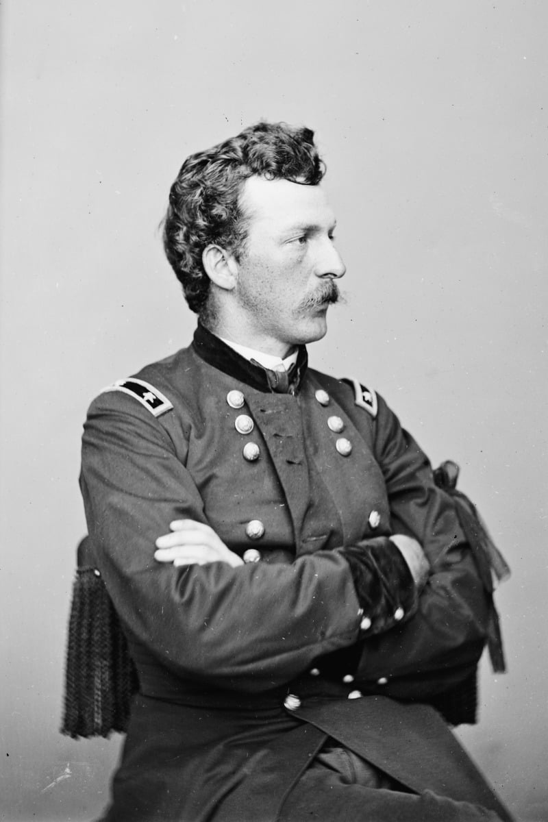 Print: Portrait Of Maj. Gen. (As Of Oct. 21, 1865) Nelson A. Miles ...