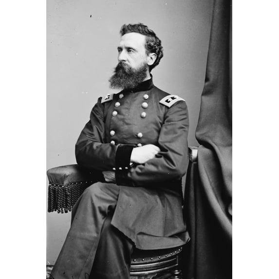 Print: Portrait Of Maj. Gen. George Sykes, Officer Of The Federal Army ...