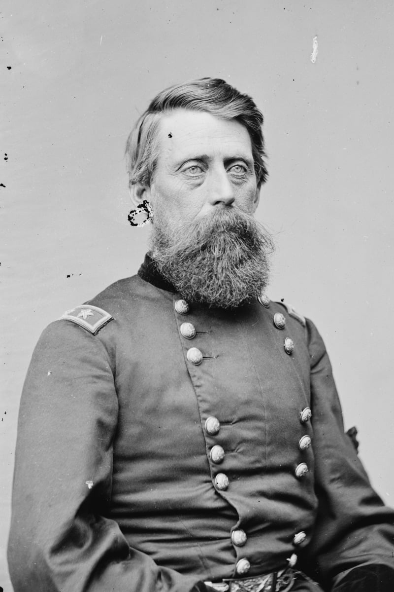 Print: Portrait Of Maj. Gen. Jefferson Davis, Officer Of The Federal ...