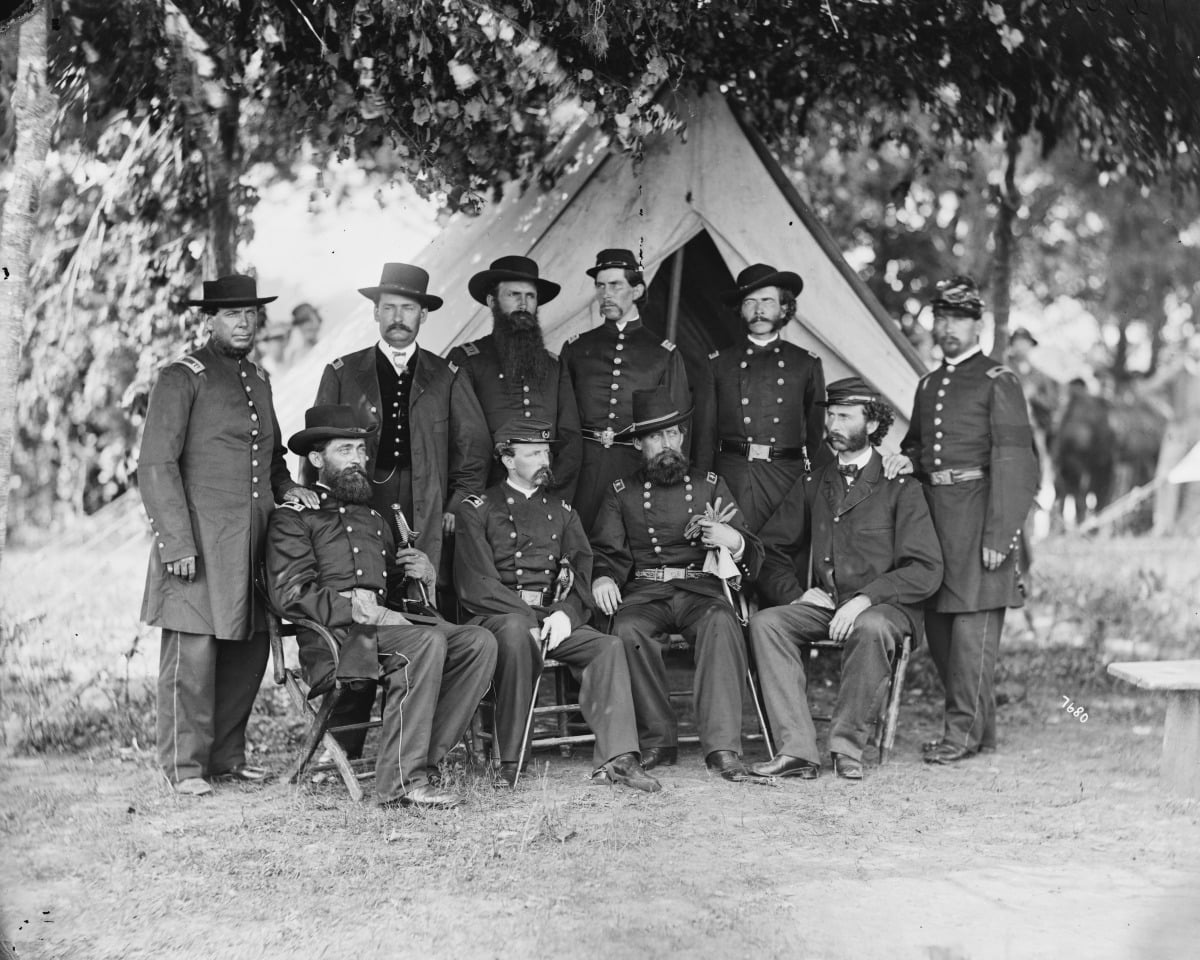 Print: Portrait Of Maj. Gen. Jefferson Davis, Officer Of The Federal ...