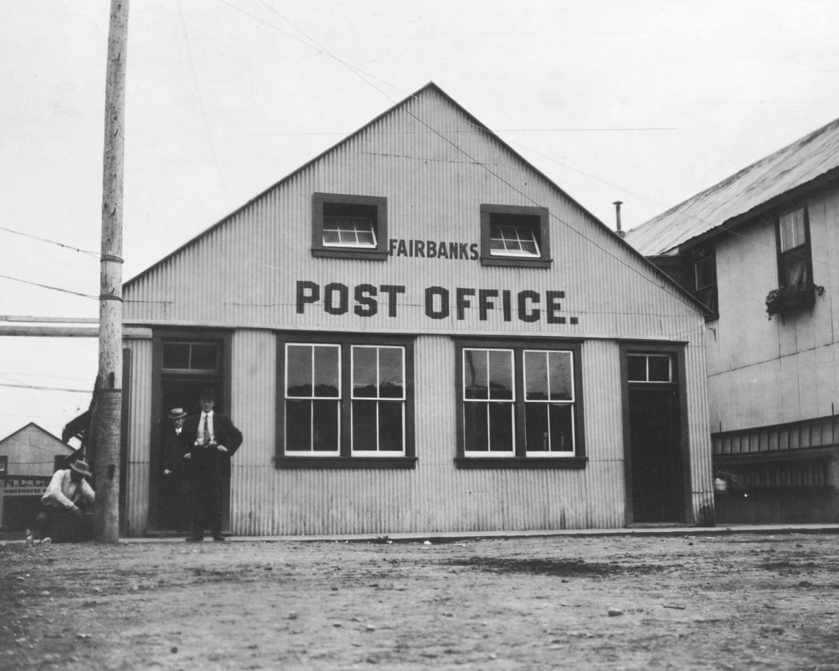 Print: Post Office, circa 1900 - Walmart.com