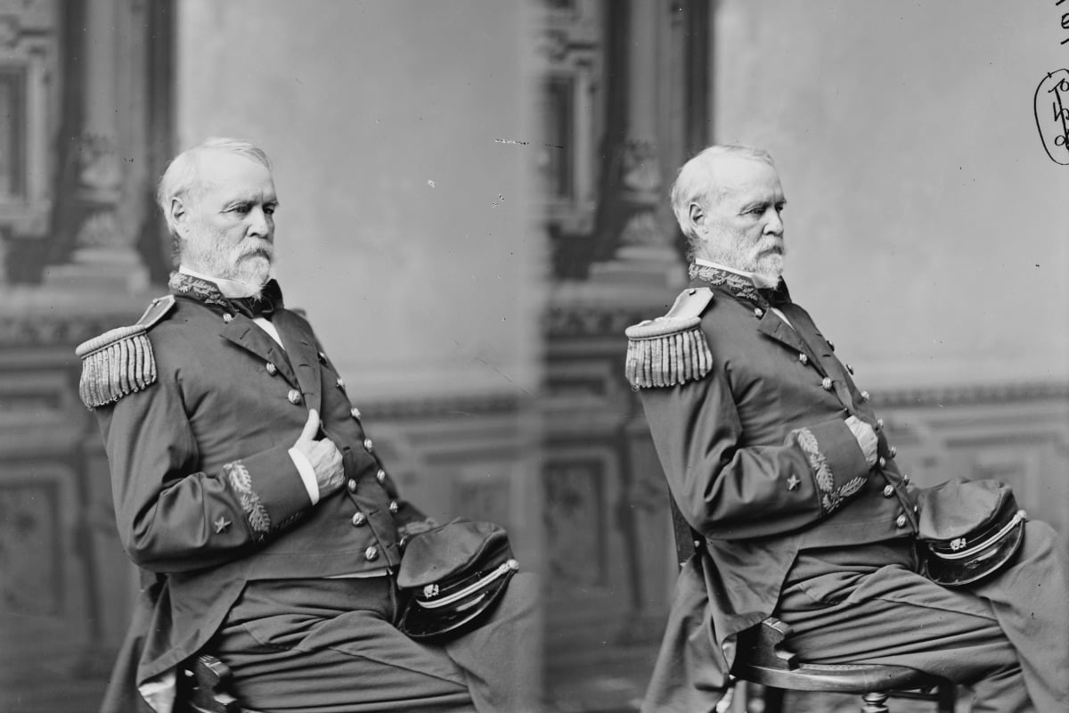 Print: Powell, Adm. Levin M. U.S.N., circa 1865 - Walmart.com