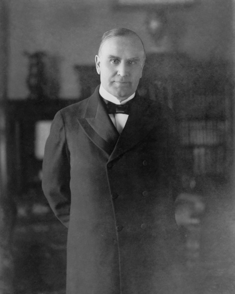 Print: President William Mckinley, Three-Quarter Length Portrait ...