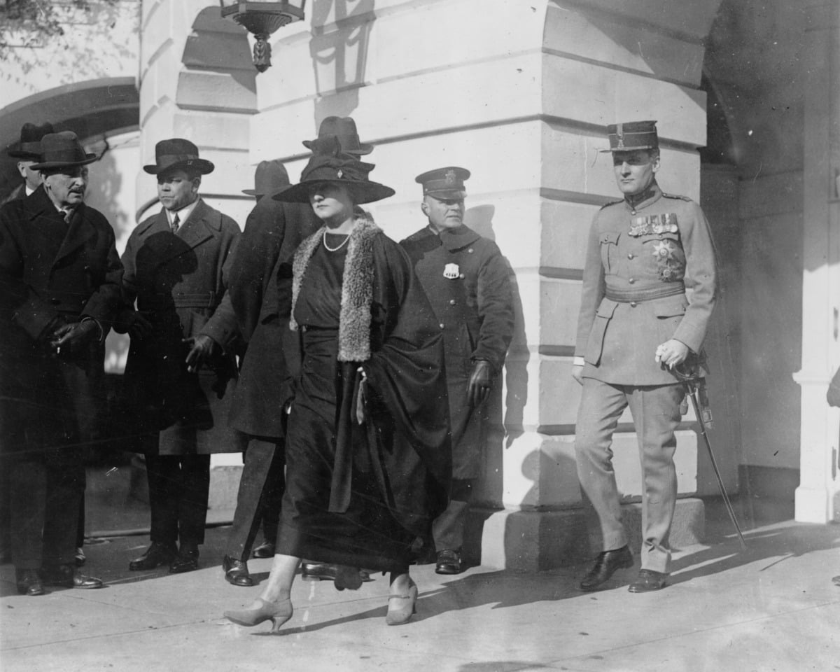 Print: Prince And Princess Rebesco Leaving The White House After Being ...