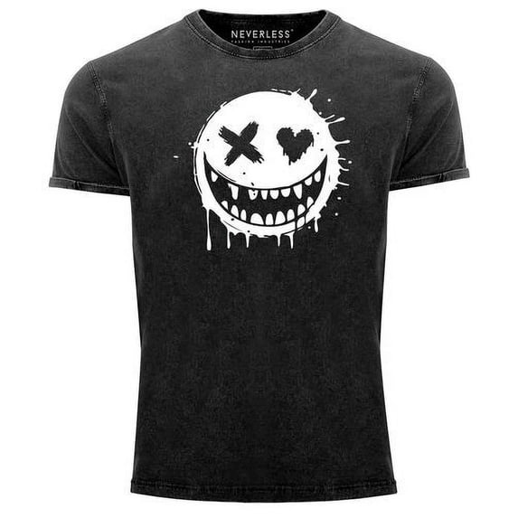 Print Print Smiling Drip Face T - Walmart.com