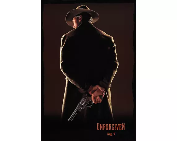 Print Promo Poster 1992 "Unforgiven" Western Film Clint Eastwood Wall Decor - Walmart.com