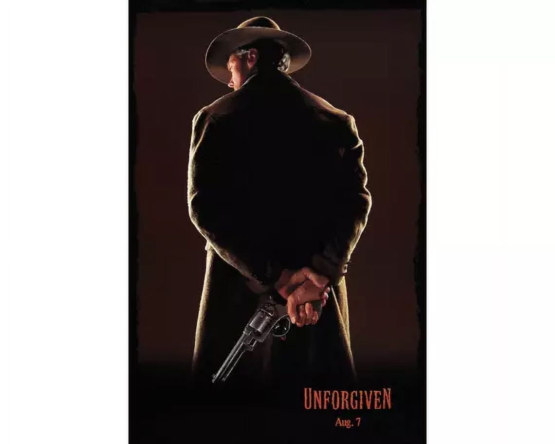 Print Promo Poster 1992 "Unforgiven" Western Film Clint Eastwood Wall ...
