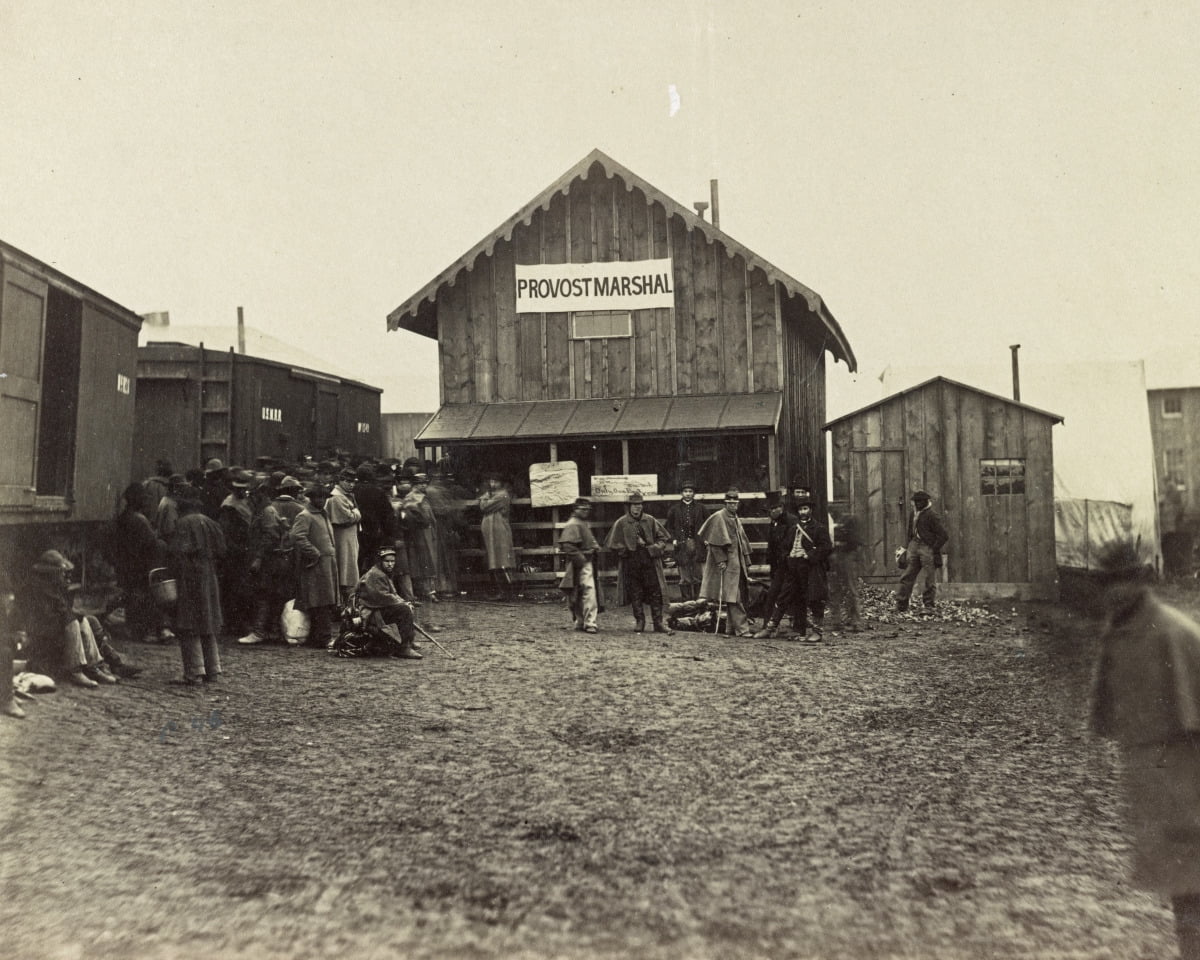 Print: Provost Marshal's Office, Acquia i.e. Aquia Creek Landing, Va ...