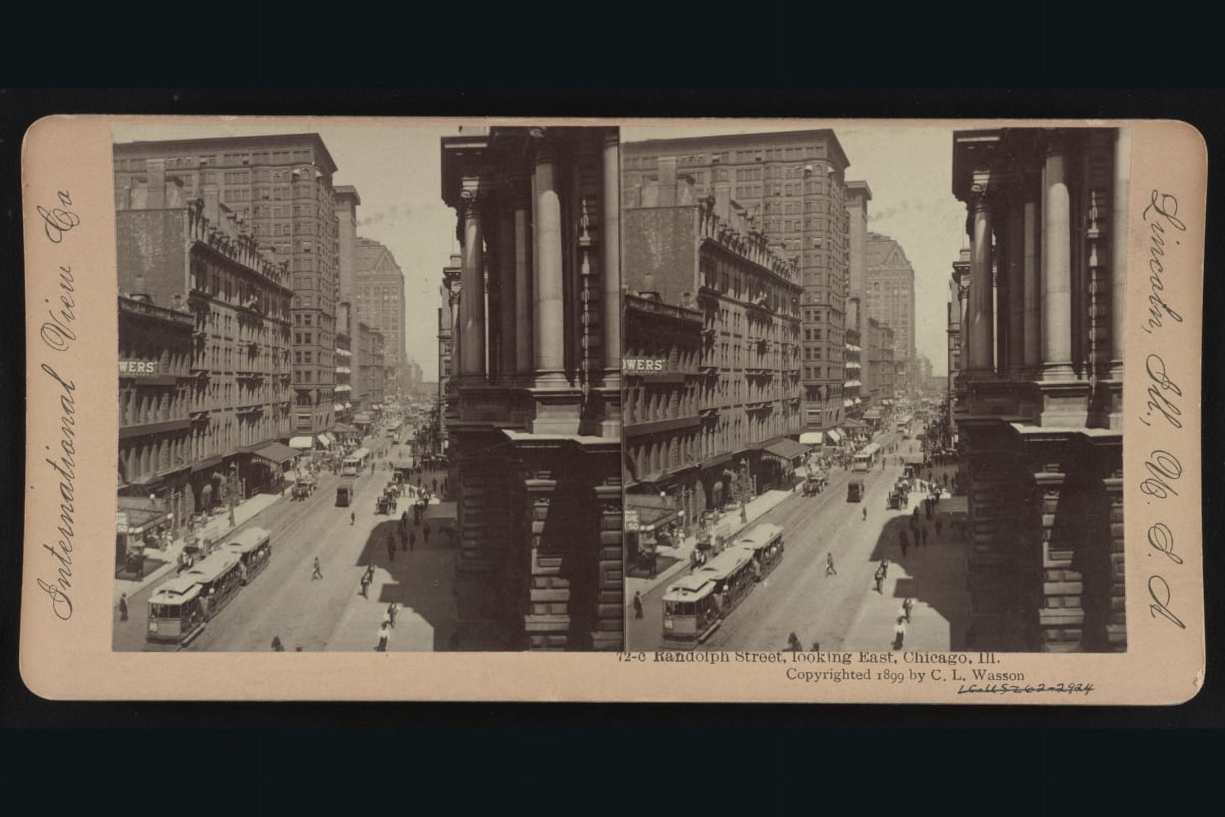 Print: Randolph St., Looking East, Chicago, Ill., 1899 - Walmart.com