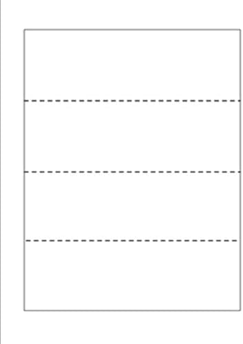 Print-Ready Business Forms (8-/2" x 11"), Triple-Perforated for ...