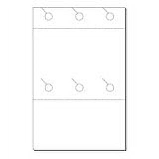 Print-Ready Door Hanger w Perfed Post Card (3-2/3" x 8-1/2"), 6-UP on ...