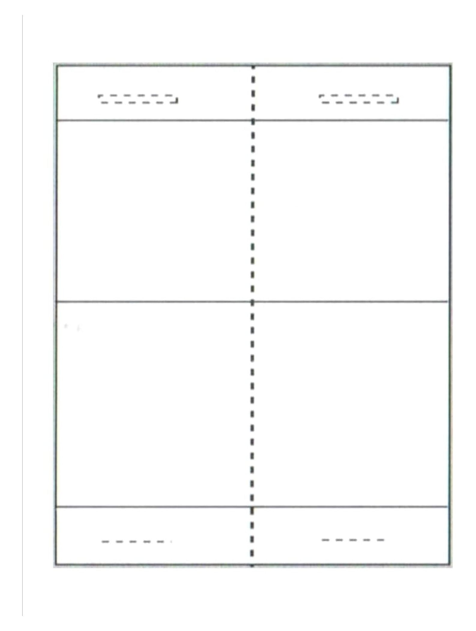 Print-Ready Tri-Fold Table Talker (4-1/4" x 3-3/4" Folded), 2-UP ...