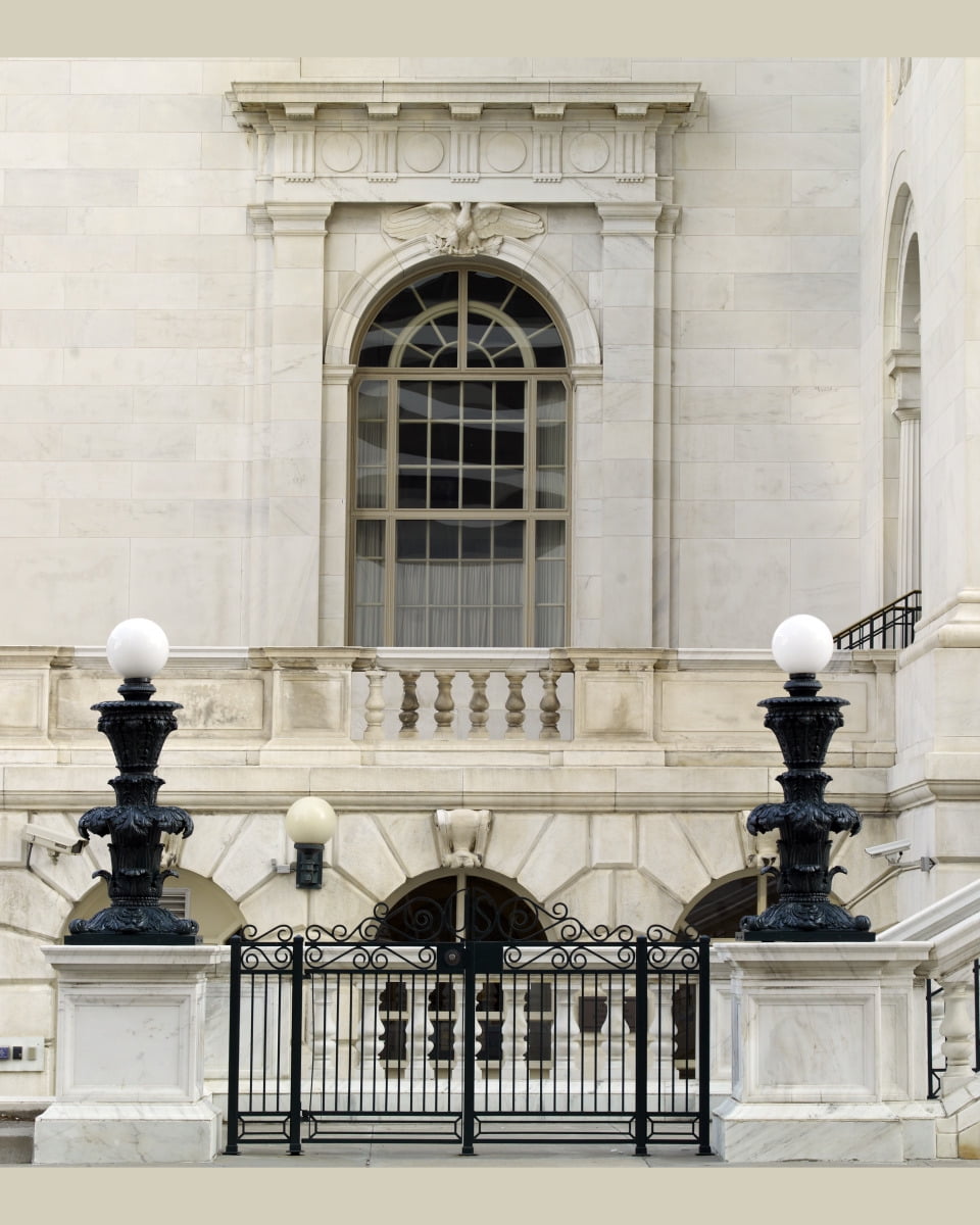 Print: Rear Detail, Byron R. White U.S. Courthouse, Denver, Colorado ...