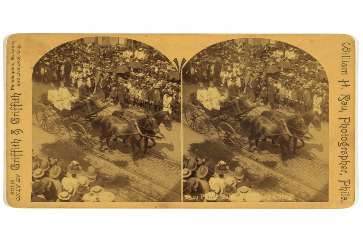 Print: Retinue Attending Chinese Statesman, Li Hung Chang, When He ...