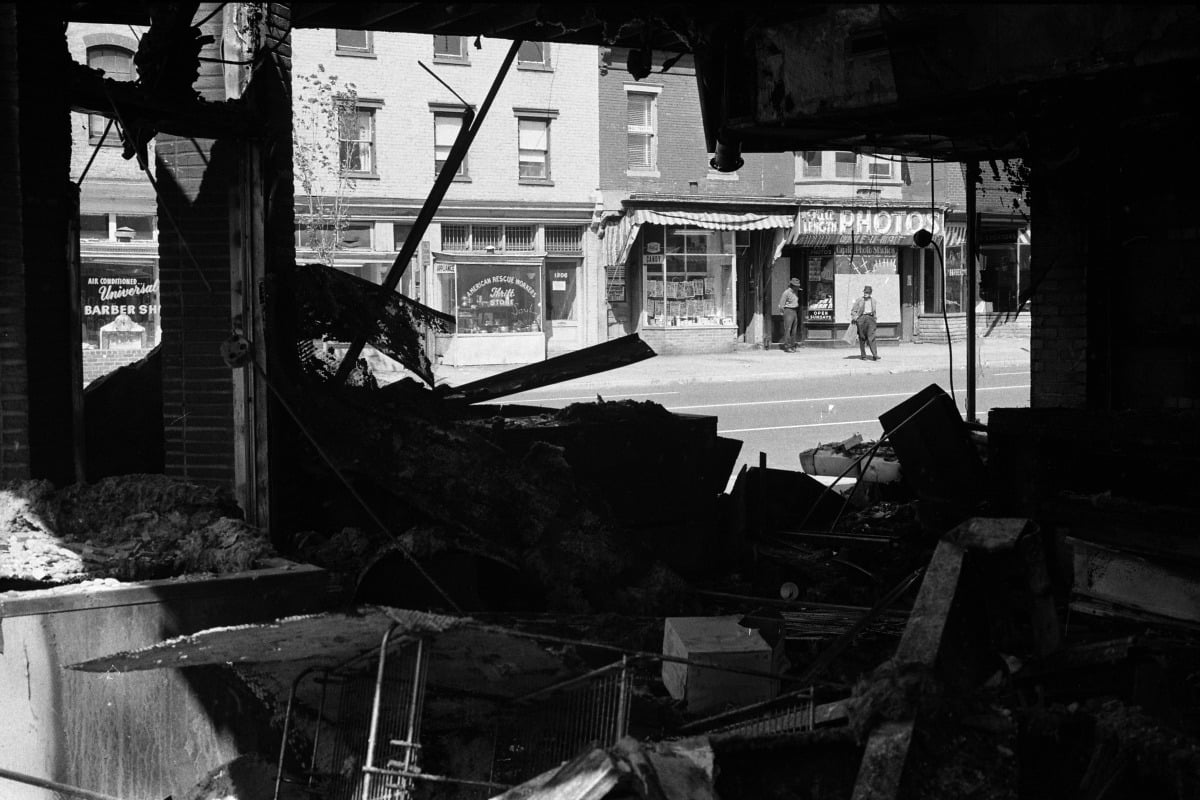 Print: Riot Damage In D.C., 1968 - Walmart.com