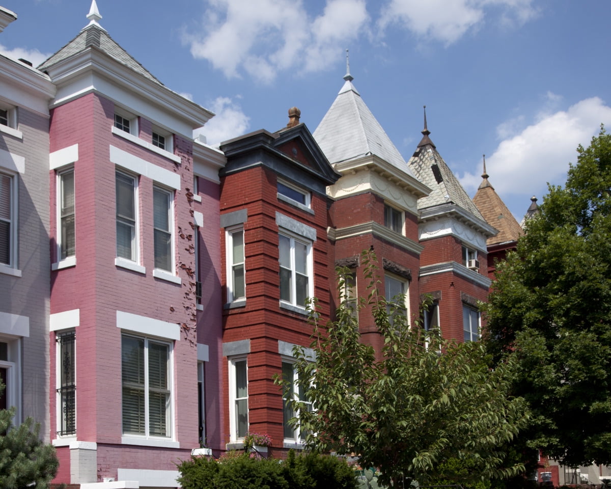 Print: Row House Roof Details, NW, Washington, D.C., 2010 - Walmart.com