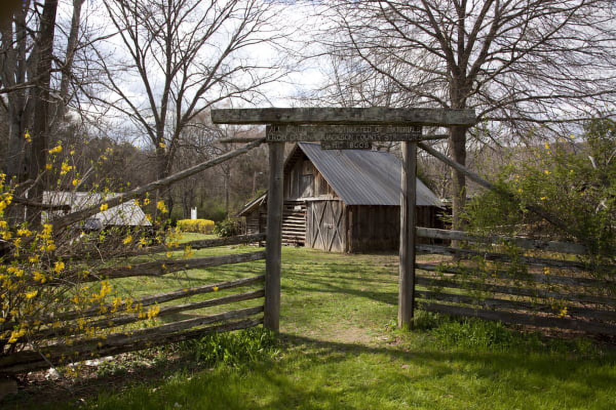 Print: Sage Town: Buildings From The 1800s In A Beautiful Park Setting ...