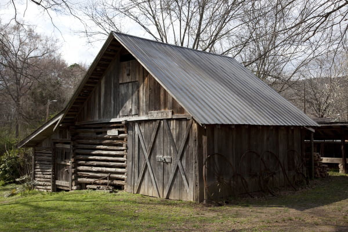 Print: Sage Town: Buildings From The 1800s In A Beautiful Park Setting ...