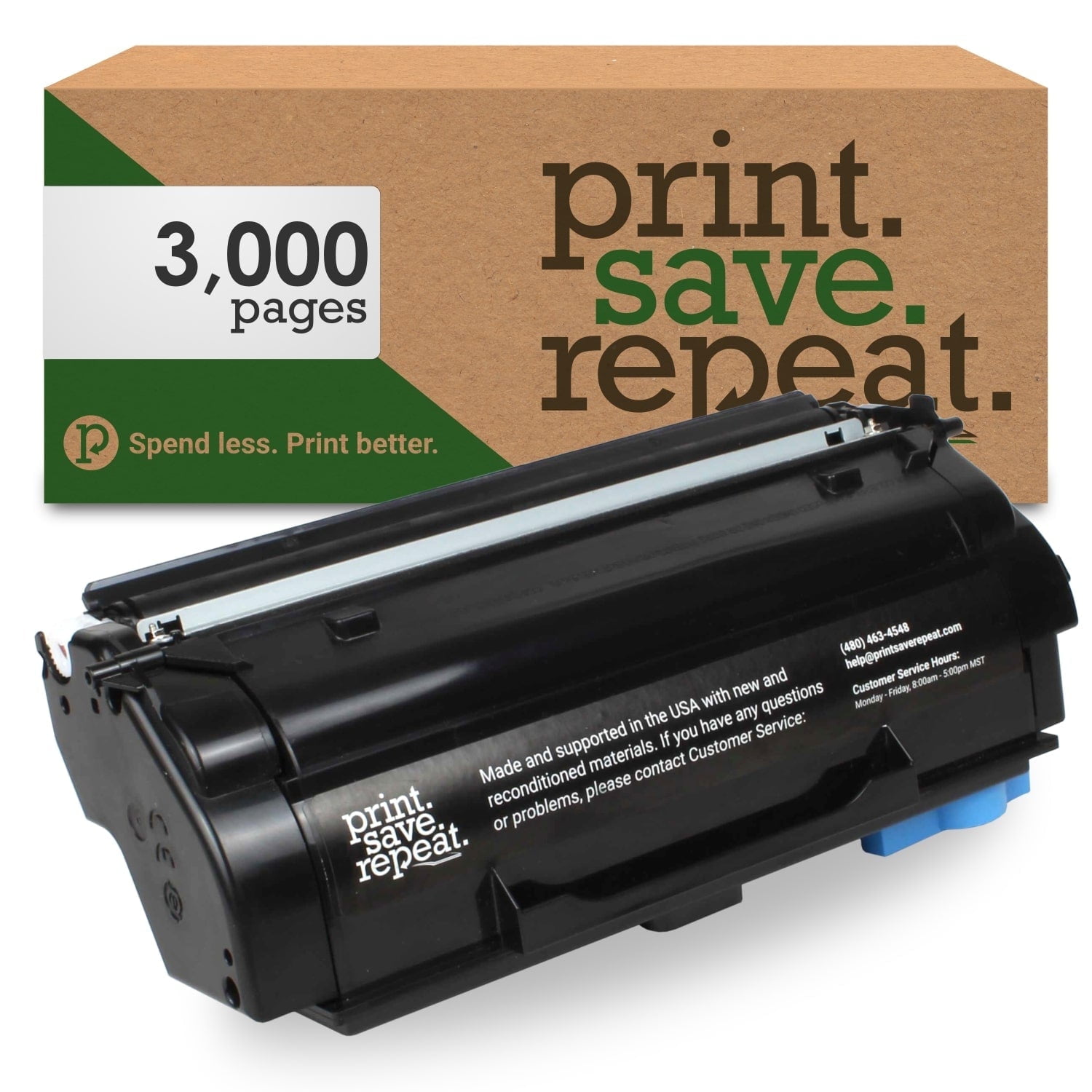 Print.Save.Repeat. Lexmark 55B1000 Toner Cartridge for MS331, MS431 ...