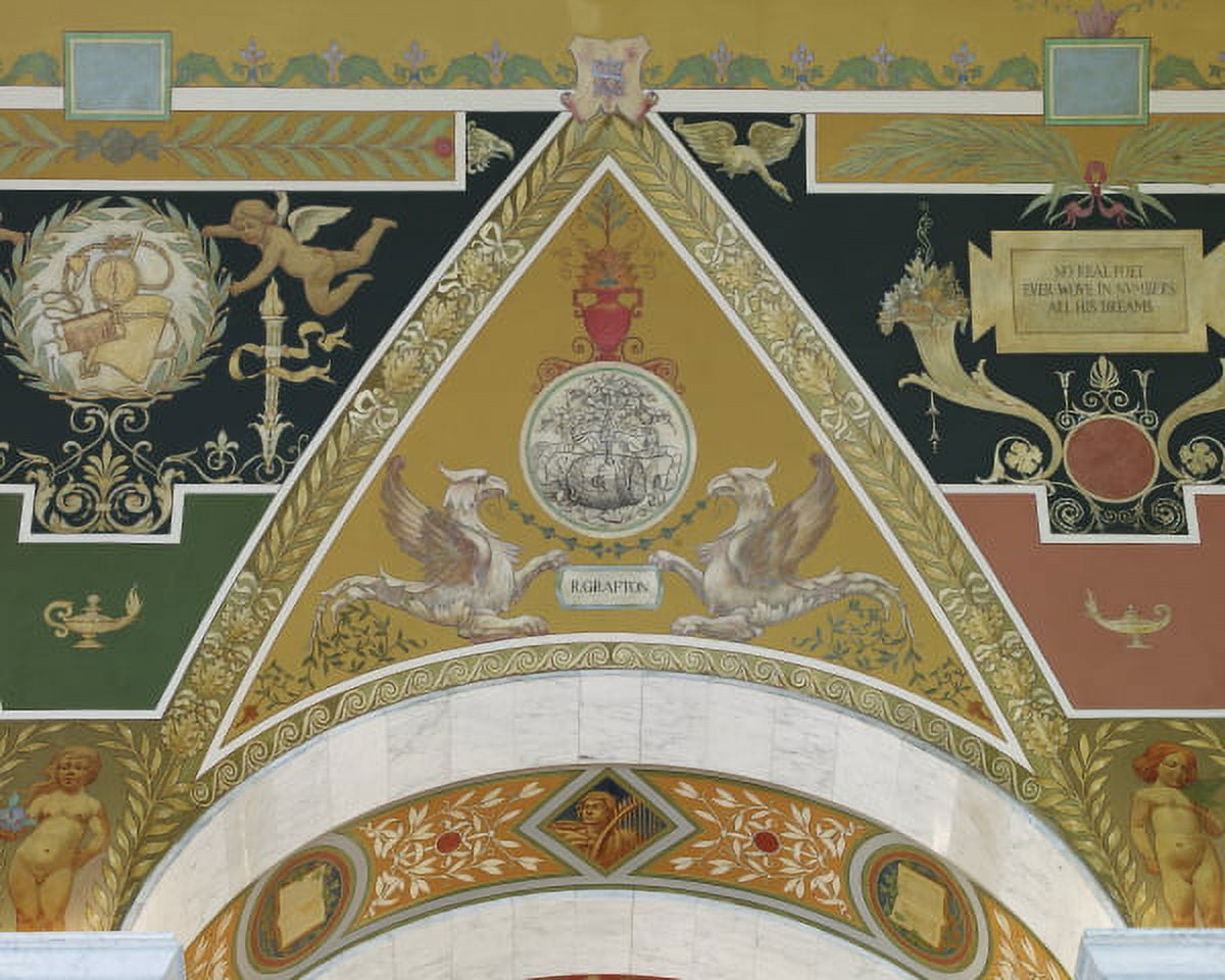 Print: Second Floor Corridor. Printers' Marks+columns. Printer's Mark ...