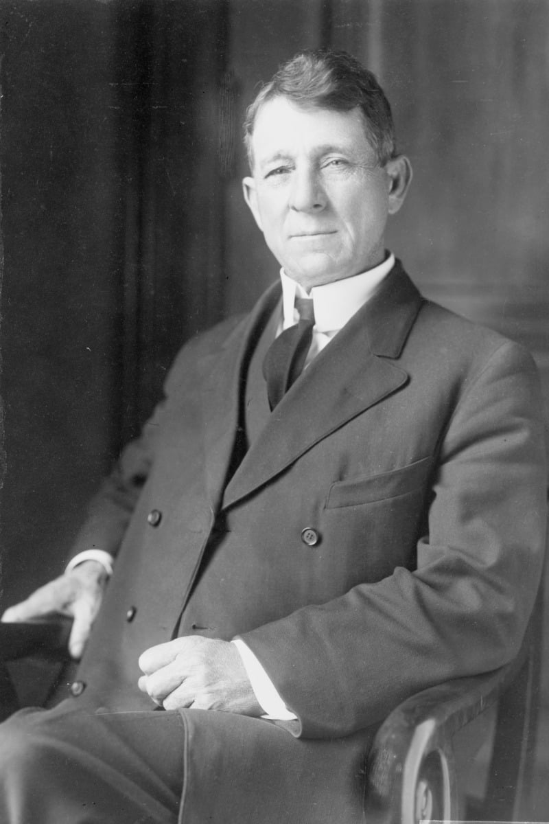 Print: Sen. Harry Lane, Three-Quarter Length Portrait, Seated, Facing ...