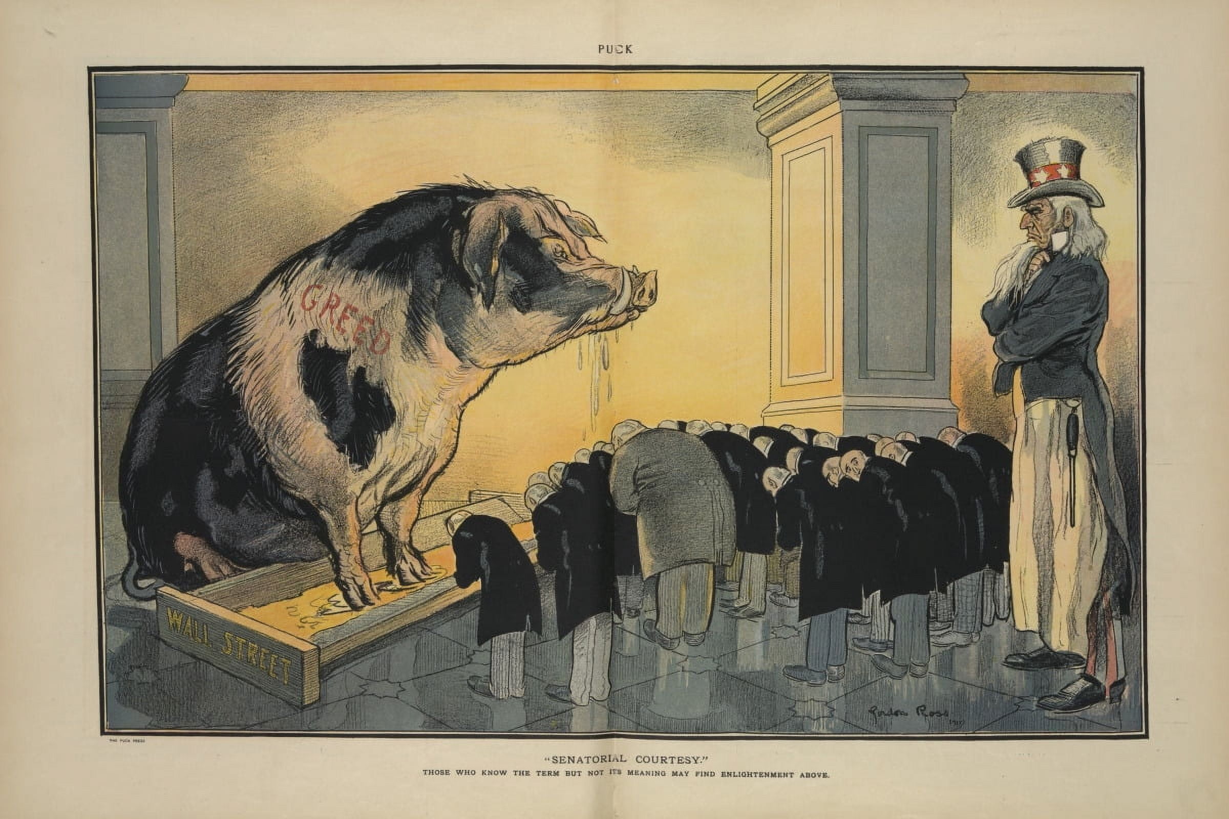 Print: Senatorial Courtesy, 1911 - Walmart.com