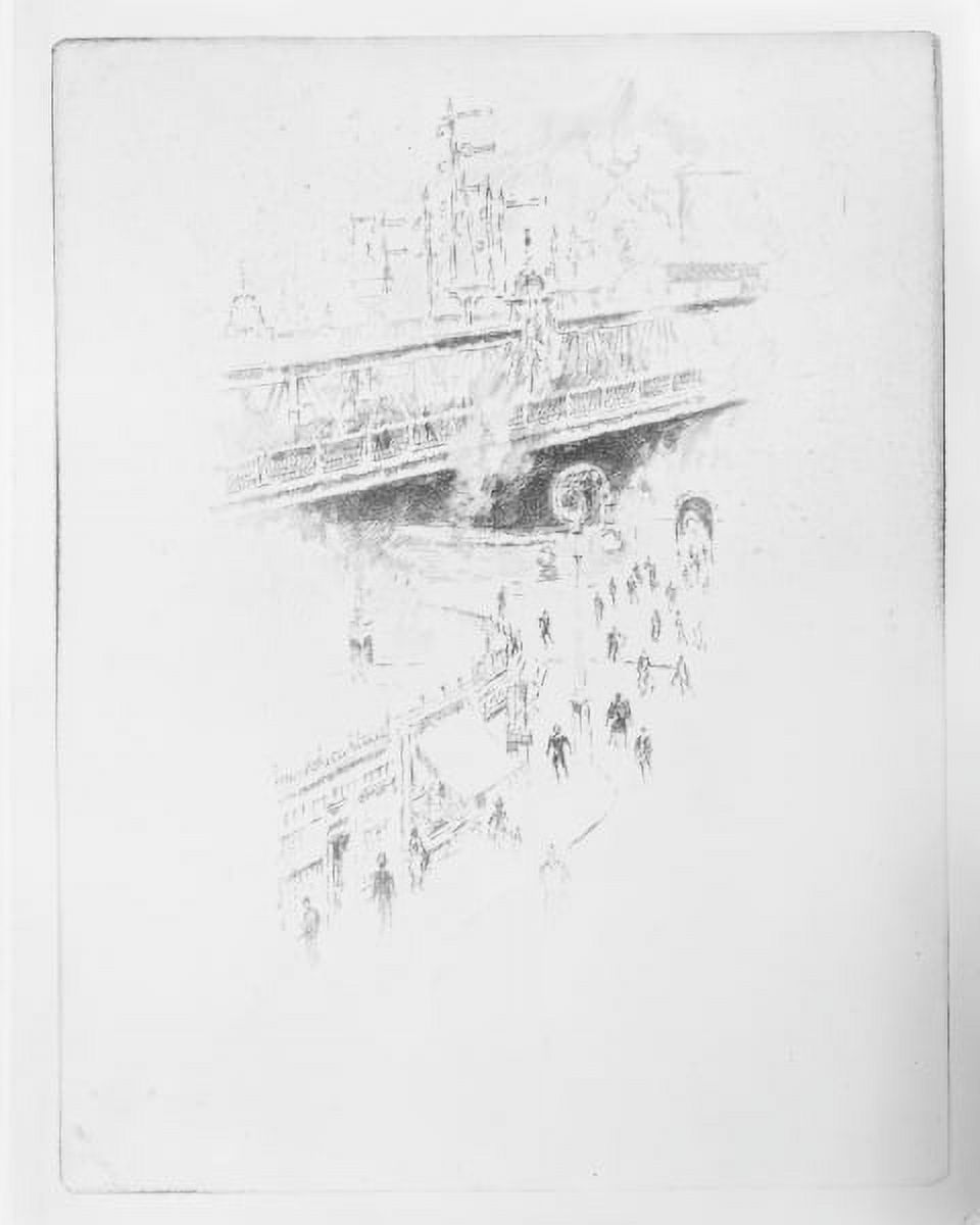 Print: Signal Towers, Charing Cross Bridge - Walmart.com