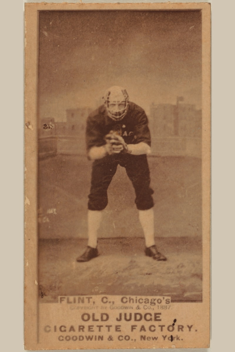 Print: Silver Flint, Chicago White Stockings, Baseball Card Portrait ...