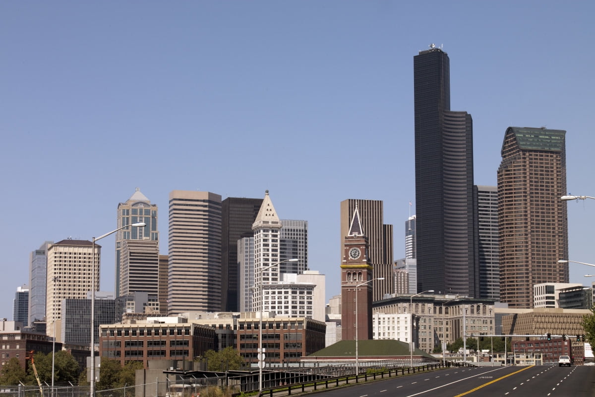 Print: Skyline, Seattle, Washington, 2009 - Walmart.com