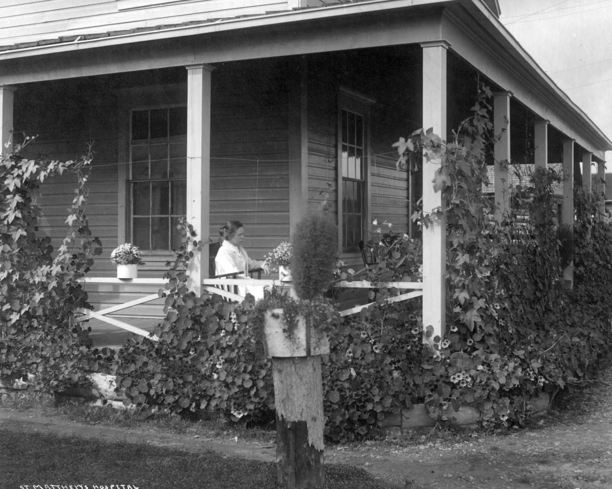 Print: St. Matthews Hospital, 1916 - Walmart.com