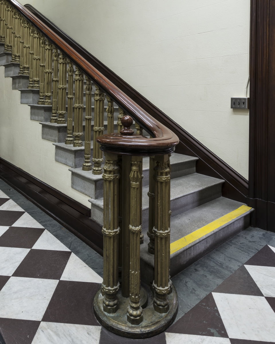 Print: Stairway. U.S. Custom House, Portland, Maine, 2013 - Walmart.com