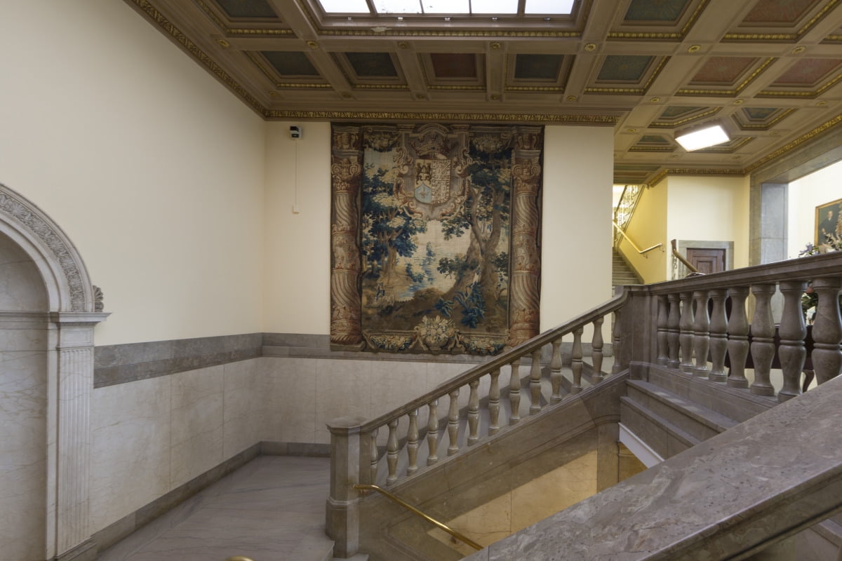 Print: Stairwell At The William H. Welch Medical Library, The Library ...