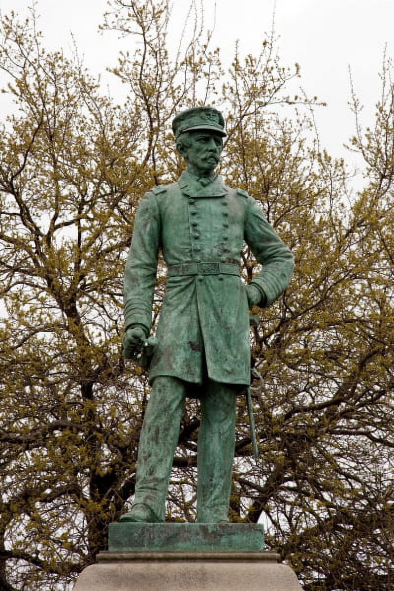 Print: Statue Of Rear Admiral Raphael Semmes, Mobile, Alabama, 2010 ...