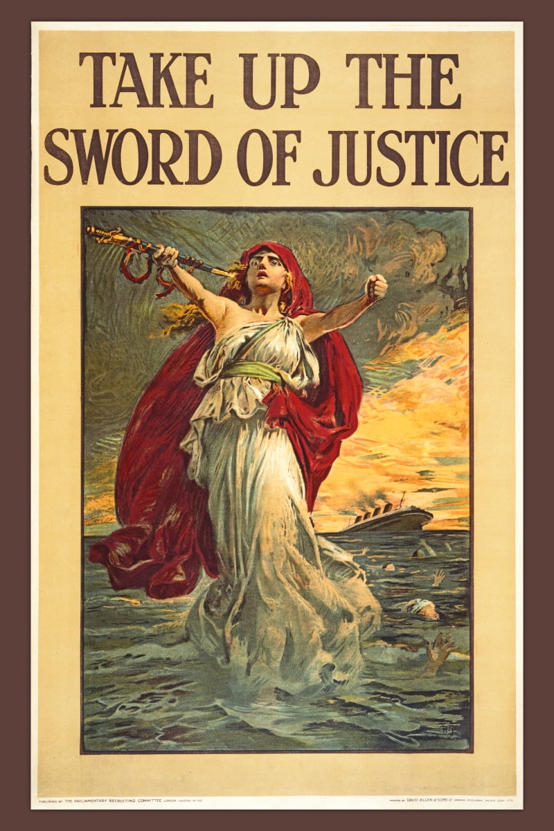 Print: Take Up The Sword Of Justice - Walmart.com