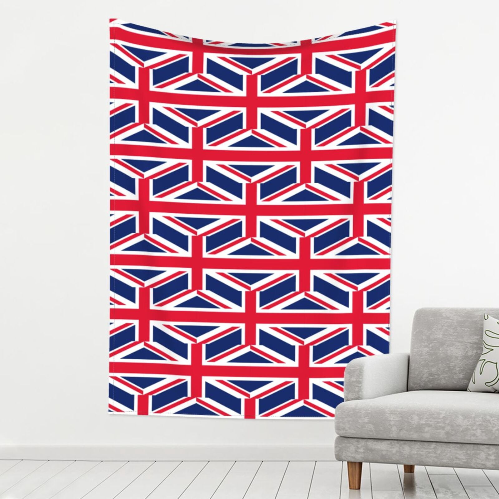 Print Tapestry Union Jacks Flag Tapestry Wall Hanging Decor For Living ...