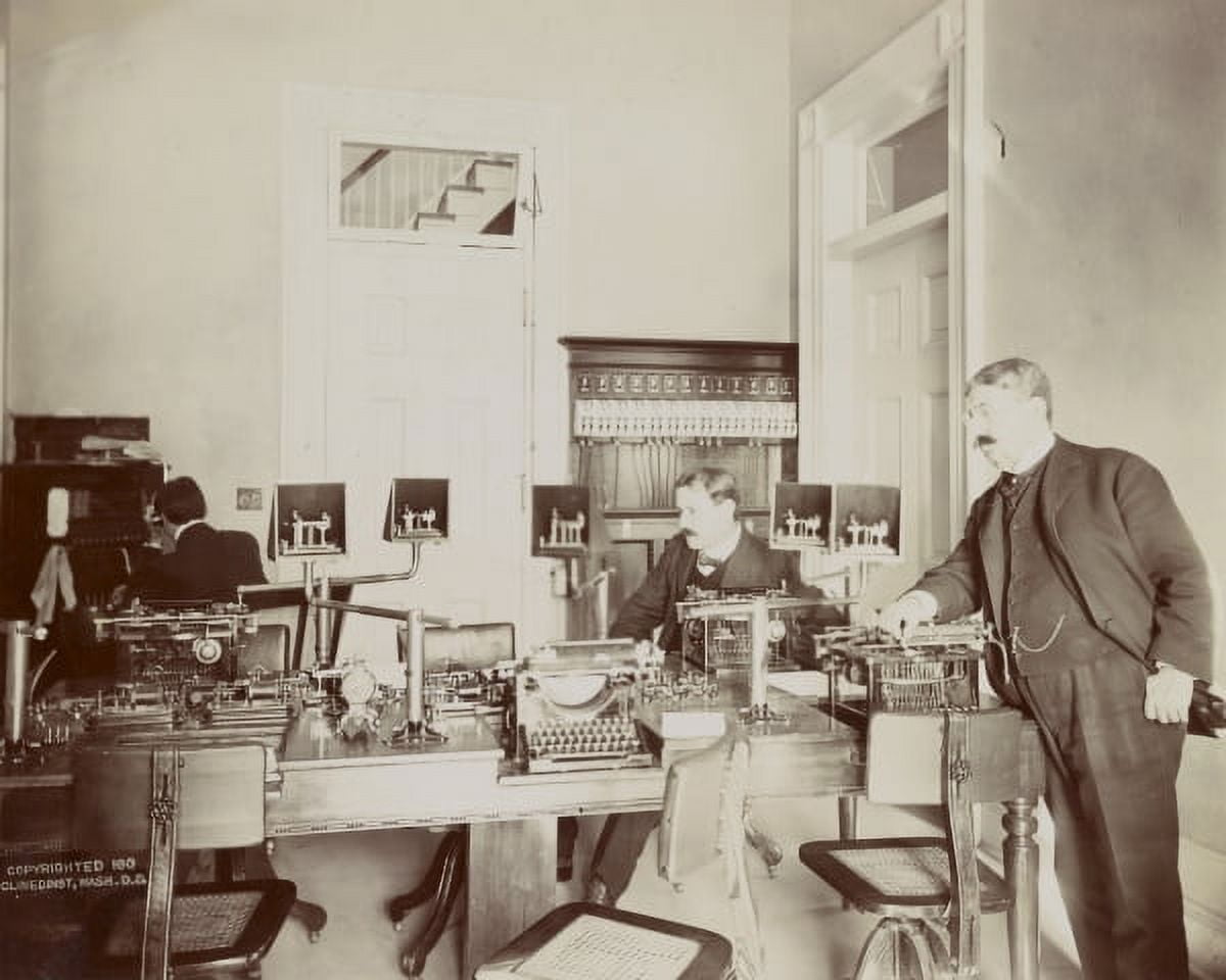 Print: Telegraph Office, Executive Building, 1902 - Walmart.com
