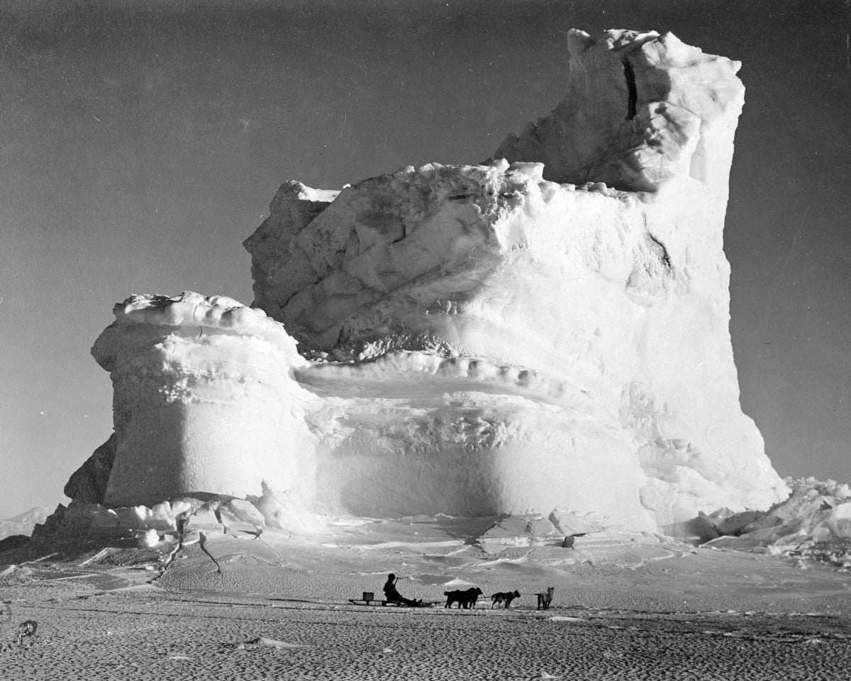 Print: The Castle Berg, A Weathered Iceberg, 1910 - Walmart.com