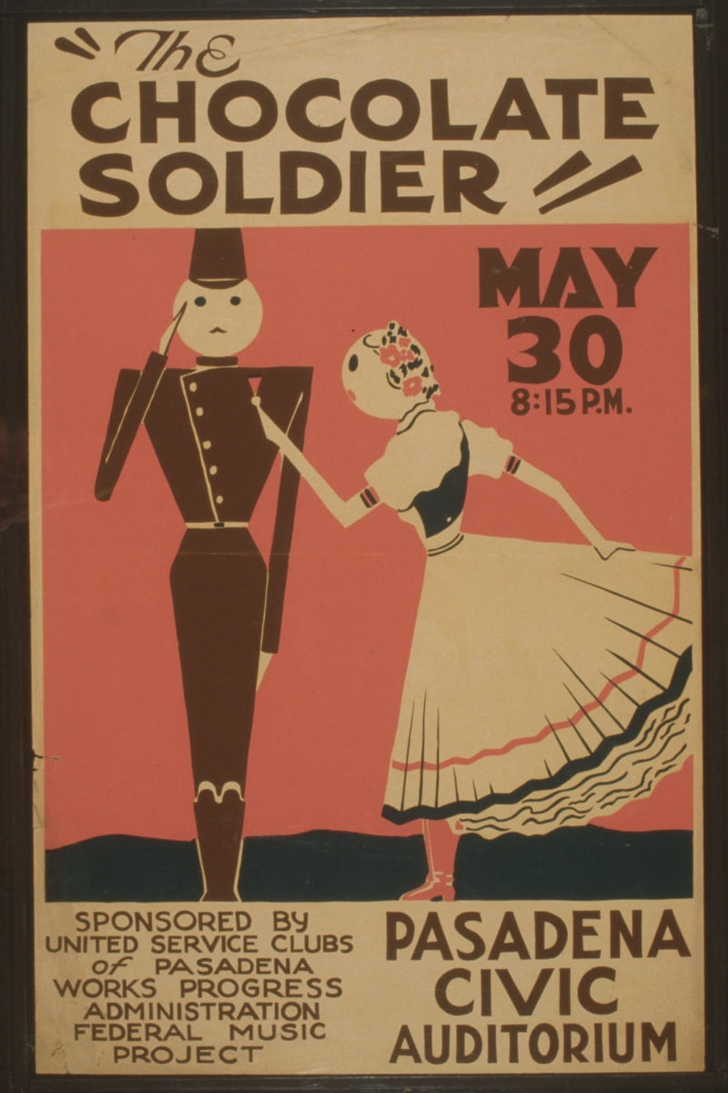 Print: The Chocolate Soldier, circa 1936 - Walmart.com